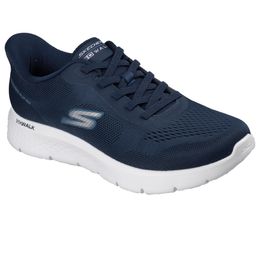 Skechers Herren Slip-On Sneaker "GO WALK FLEX-MASTER", Gr. 41navy, Textil, Schuhe, Schlupfschuh, Halbschuh, Freizeitschuh mit elastischen
