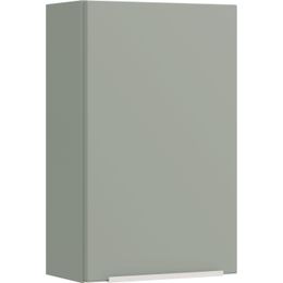 H&auml;ngeschrank Welltime, B:40cm H:64cm T:20cmschilfgr&uuml;n, MDF, Badezimmer, Schr&auml;nke, "TRIENT, H&auml;ngeschrank 40 cm, ged&auml;mpfte Scharniere", Schilfgr&uuml;n,