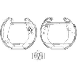 TEXTAR Bremsbackensatz Shoe Kit Pro 84041902 f&uuml;r Ford