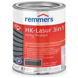Remmers HK-Lasur 3in1 Grey-Protect plus anthrazitgrau FT-20928, 0,75 l