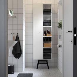 IKEA ENHET Regalrahmen hoch mit B&ouml;den