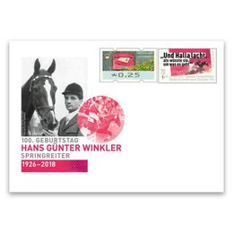 Gedenkbriefumschlag "100. Geburtstag Hans G&uuml;nter Winkler"