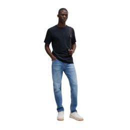 BOSS - T-Shirt f&uuml;r Herren, Premium-Baumwolle (Marine)
