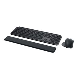 Logitech MX Keys S Combo kabelloses Tastatur und Maus Set - QWERTY US - graphite