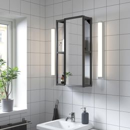 IKEA ENHET Regalrahmen f&uuml;r Wand mit B&ouml;den