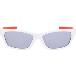 Nike - Wickel-Sonnenbrille, Logo (Wei&szlig;/Silberblitz)