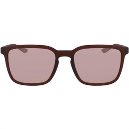 Nike - "Circuit Mi" Quadratischer Rahmen-Sonnenbrille f&uuml;r Herren/Damen Unisex (gebranntes Braun)