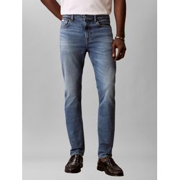 Herren Slim-fit-Jeans "SLIM TAPER"blau tide, Gr. 34, Calvin Klein Jeans, Denim/Jeans, Obermaterial: 98% Baumwolle, 2% Elasthan, Jeans