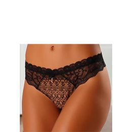 NUANCE BY LASCANA String schwarz Gr. 32/34 f&uuml;r Damen. K&ouml;rpernah