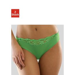 NUANCE BY LASCANA Slip 2xgr&uuml;n Gr. 36/38 f&uuml;r Damen. K&ouml;rpernah