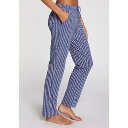 VIVANCE DREAMS BY LASCANA Pyjamahose mehrfarbig Gr. 32/34 f&uuml;r Damen. Mit Allover-Druck. Gerade. Nachhaltig.