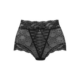 PETITE FLEUR GOLD BY LASCANA High-Waist-Slip-Ouvert schwarz Gr. 32/34 f&uuml;r Damen