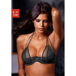 PETITE FLEUR GOLD BY LASCANA B&uuml;stenhebe schwarz Gr. 70A f&uuml;r Damen. Mit B&uuml;gel
