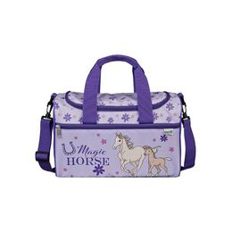 Scooli Sporttasche "Magic Horse" in Lila - (B)35 x (H)23 x (T)16 cm - 31% | Kinder-austruestung-accessoires
