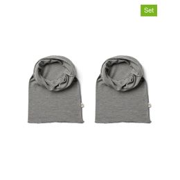 Wheat 2er-Set: Loop-Schals "Arta" in Dunkelblau/ Wei&szlig; - 48% | Kinderschals