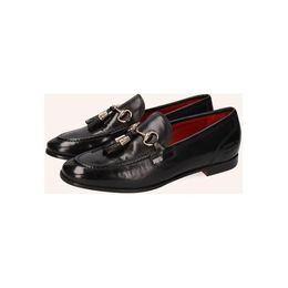Melvin & Hamilton MELVIN & HAMILTON Leder-Mokassins "Scarlett" in Schwarz - 57% | Gr&ouml;&szlig;e 38 | Damen-schuhe-halbschuhe