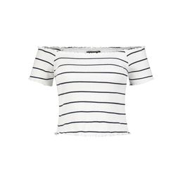 Eight2Nine Shirt in Wei&szlig;/ Schwarz - 65% | Gr&ouml;&szlig;e XL | Damen-tops