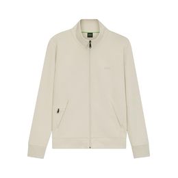 HUGO BOSS Fashion Sweatjacke in Creme - 29% | Gr&ouml;&szlig;e 3XL | Herren-sweatshirts-jacken