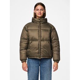 Pieces Steppjacke in Dunkelbraun - 74% | Gr&ouml;&szlig;e XL | Damenjacken