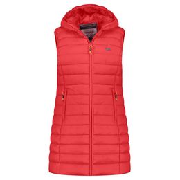Geographical Norway Steppweste "Vatikolor" in Rot - 70% | Gr&ouml;&szlig;e XL | Damenjacken