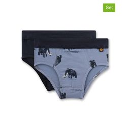 Sanetta 2er-Set: Slips in Hellblau/ Dunkelblau - 30% | Gr&ouml;&szlig;e 116 | Kinder-waesche