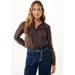 Mexx Bluse ''Chamomile'' in Braun - 55% | Gr&ouml;&szlig;e 40 | Damen-blusen