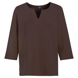 Gina Benotti Damen Sweatshirt mit V-Ausschnitt