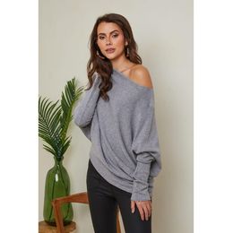 Jos&eacute;fine Pullover "Isaszeg" in Grau - 74% | Gr&ouml;&szlig;e M | Damen-pullover-cardigans