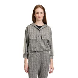 BETTY & CO BETTY & CO &Uuml;bergangsjacke in Grau/ Creme - 80% | Gr&ouml;&szlig;e M | Damenjacken