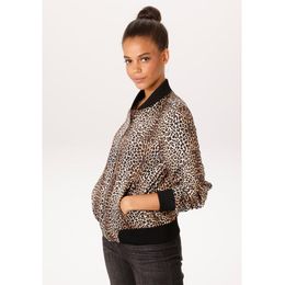 Aniston Blouson in Camel/ Schwarz - 35% | Gr&ouml;&szlig;e 38 | Damenjacken
