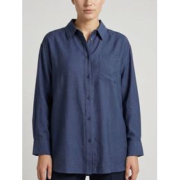 MOSS COPENHAGEN Hemd in Dunkelblau - 80% | Gr&ouml;&szlig;e M/L | Damen-blusen