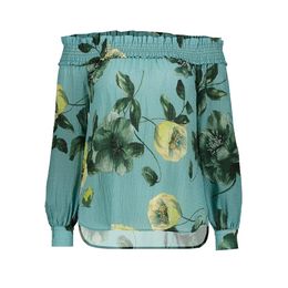 Pinko Bluse in T&uuml;rkis/ Gelb - 87% | Gr&ouml;&szlig;e 34 | Damen-blusen