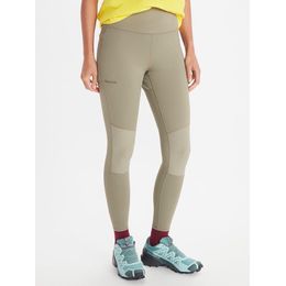 Marmot Funktionsleggings "Haven Hybrid" in Beige - 66% | Gr&ouml;&szlig;e M | Damen-sporthosen
