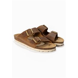 BAYTON Leder-Pantoletten "Atlas" in Braun - 57% | Gr&ouml;&szlig;e 39 | Damen-pantoletten