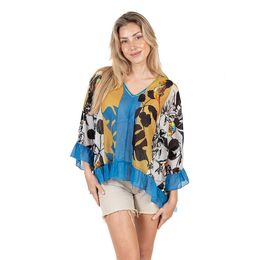 Isla Bonita by SIGRIS Bluse in Bunt - 54% | Gr&ouml;&szlig;e XL | Damen-blusen