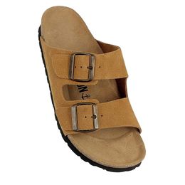 BAYTON Leder-Pantoletten "Atlas" in Hellbraun - 54% | Gr&ouml;&szlig;e 38 | Damen-pantoletten