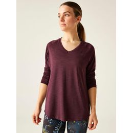 Dare 2b Funktionslongsleeve "Discern" in Bordeaux - 74% | Gr&ouml;&szlig;e 38 | Damen-outdoor-tops-shirts
