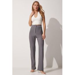 Happiness Istanbul Hose in Grau - 61% | Gr&ouml;&szlig;e 38 | Damenhosen