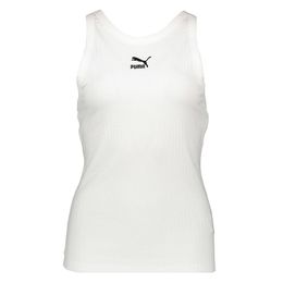 Puma Funktionstop "C- PMA Classics RB CTN" in Wei&szlig; - 80% | Gr&ouml;&szlig;e M | Damen-outdoor-tops-shirts