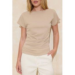 Trendyol Bluse in Beige - 60% | Gr&ouml;&szlig;e L | Damen-blusen