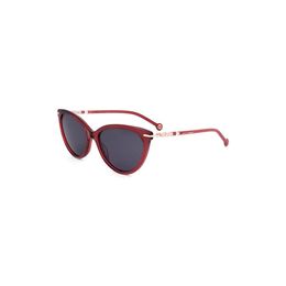 Carolina Herrera Damen-Sonnenbrille in Rot/ Schwarz - 68% | Gr&ouml;&szlig;e 57 | Damen-brillen