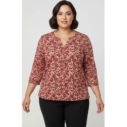 WITT WEIDEN Bluse in Rot/ Beige - 53% | Gr&ouml;&szlig;e 40 | Damen-blusen