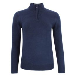 Peak Mountain Pullover "Acharlito" in Dunkelblau - 72% | Gr&ouml;&szlig;e L | Damen-pullover-cardigans