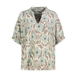 Eight2Nine Bluse in Hellbraun/ Gr&uuml;n/ Creme - 67% | Gr&ouml;&szlig;e S | Damen-blusen