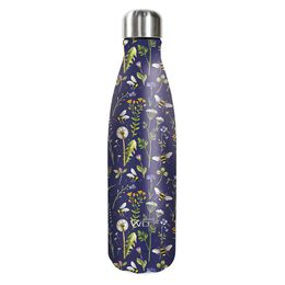 WD lifestyle Thermosflasche "Bee" in Dunkelblau/ Gr&uuml;n - 500 ml - 25% | Damen-outdoor-ausruestung