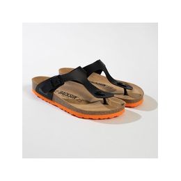 BACKSUN Zehentrenner "Singapore" in Schwarz - 55% | Gr&ouml;&szlig;e 36 | Damen-sandalen