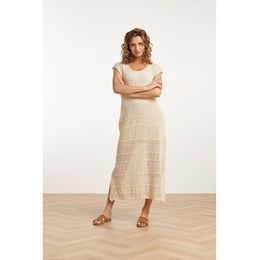 Smashed Lemon Strickkleid in Beige - 30% | Gr&ouml;&szlig;e S | Damen-kleider