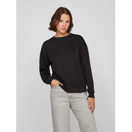 Vila Sweatshirt "Sandy" in Schwarz - 57% | Gr&ouml;&szlig;e S | Damen-sweatshirts-jacken
