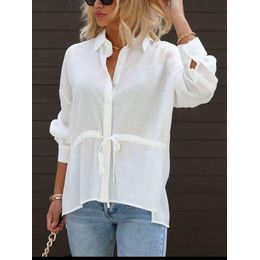 Milan Kiss Bluse in Wei&szlig; - 58% | Gr&ouml;&szlig;e XL | Damen-blusen