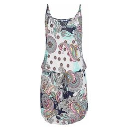 Beach Time Kleid in Wei&szlig;/ Dunkelblau - 40% | Gr&ouml;&szlig;e 36 | Damen-kleider